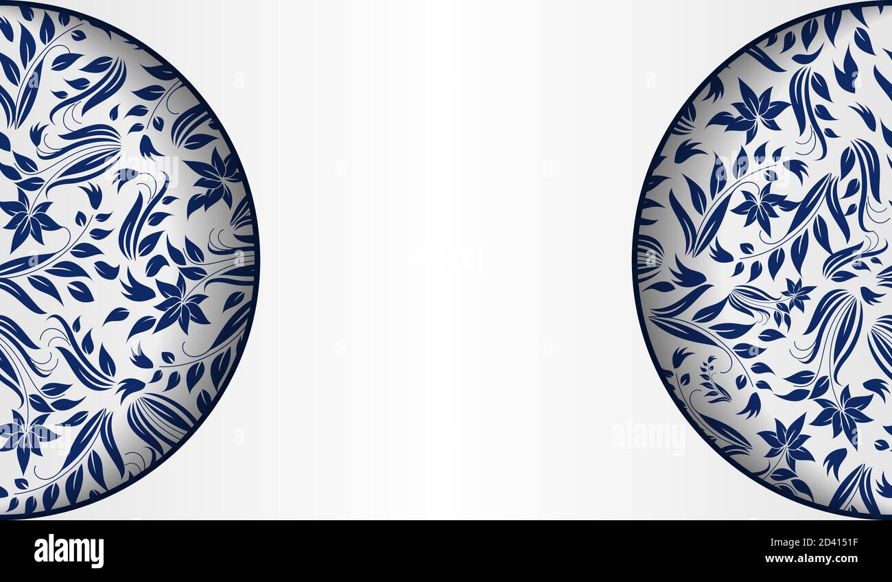 Chinese Porcelain Style Background Stock Vector Image & Art - Alamy