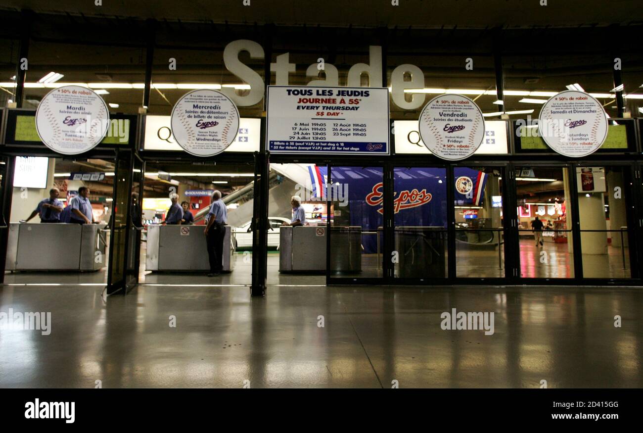 Montreal expos stadium hi-res stock photography and images - Alamy