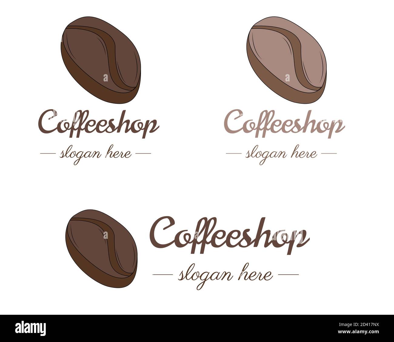 Coffee logo vector creative label hi-res stock photography and images ...