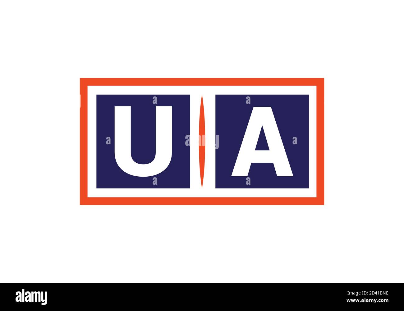 Initial Monogram Letter UA Logo Design Vector Template. Graphic ...