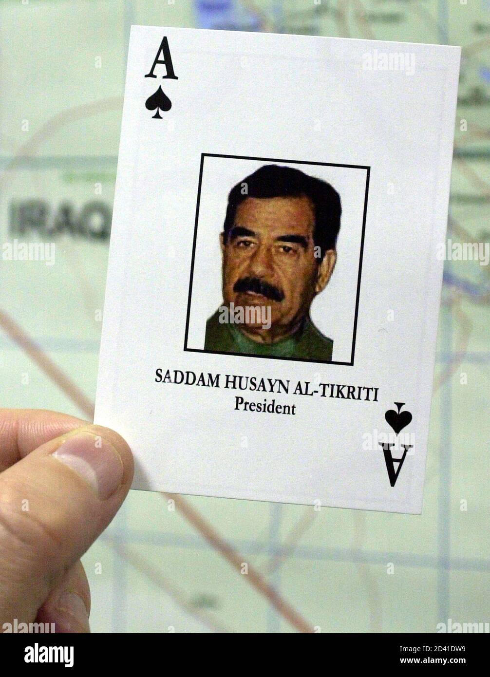 Saddam hussein playing cards hi-res stock photography and images - Alamy