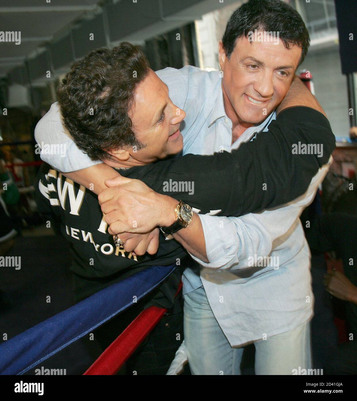 Sylvester stallone and frank stallone hi-res stock photography and ...