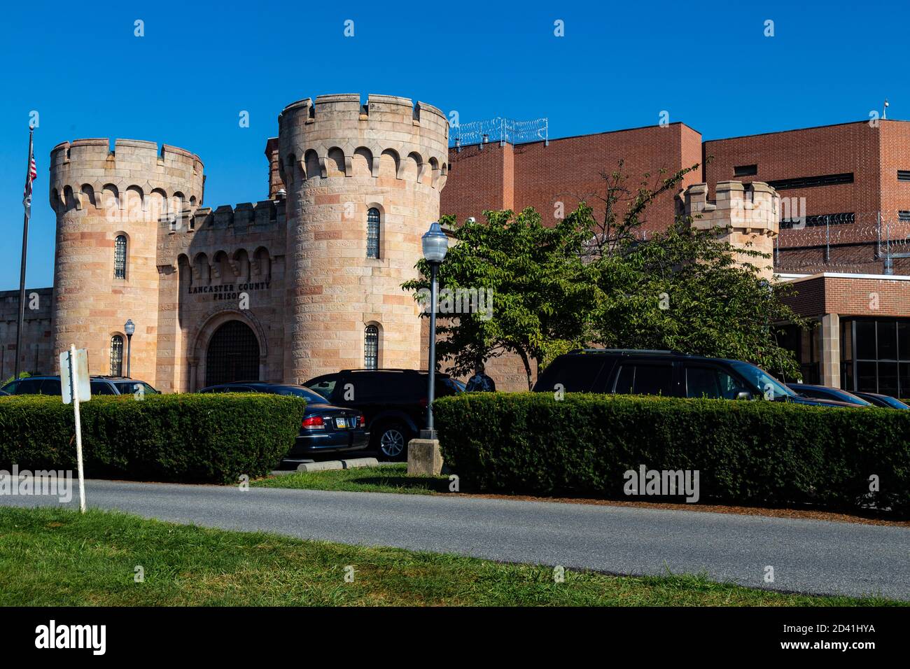 Lancaster, PA, USA – August 20, 2016: The Lancaster County Prison with ...
