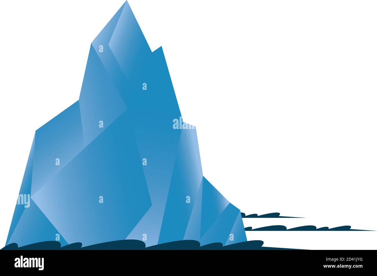 iceberg blue design, Water ocean and ice theme Vector illustration ...
