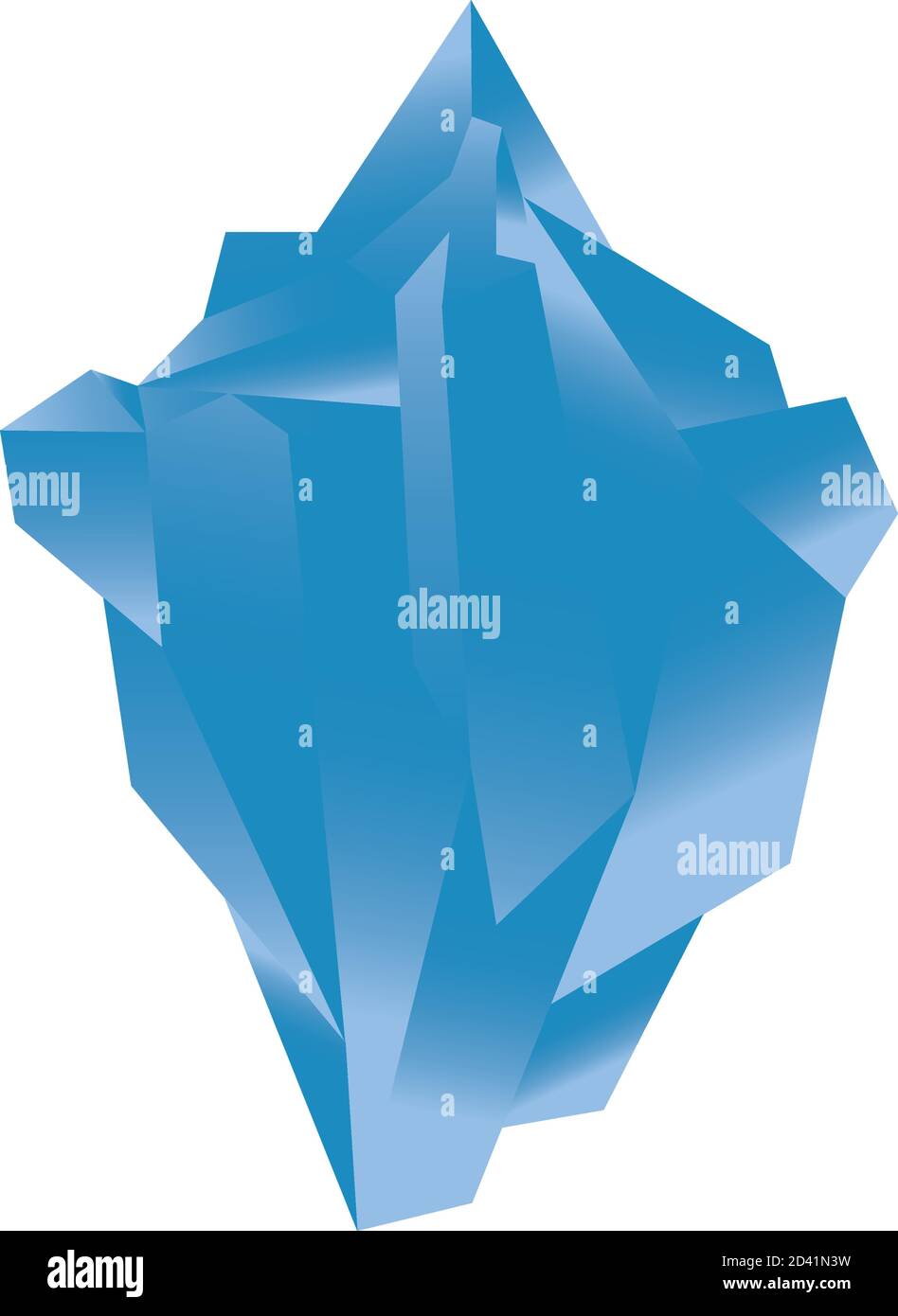 iceberg blue design, Water ocean and ice theme Vector illustration ...