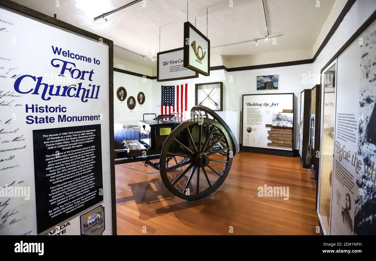 FORT CHURCHILL STATE PARK, NEVADA, UNITED STATES - Sep 29, 2018: A ...