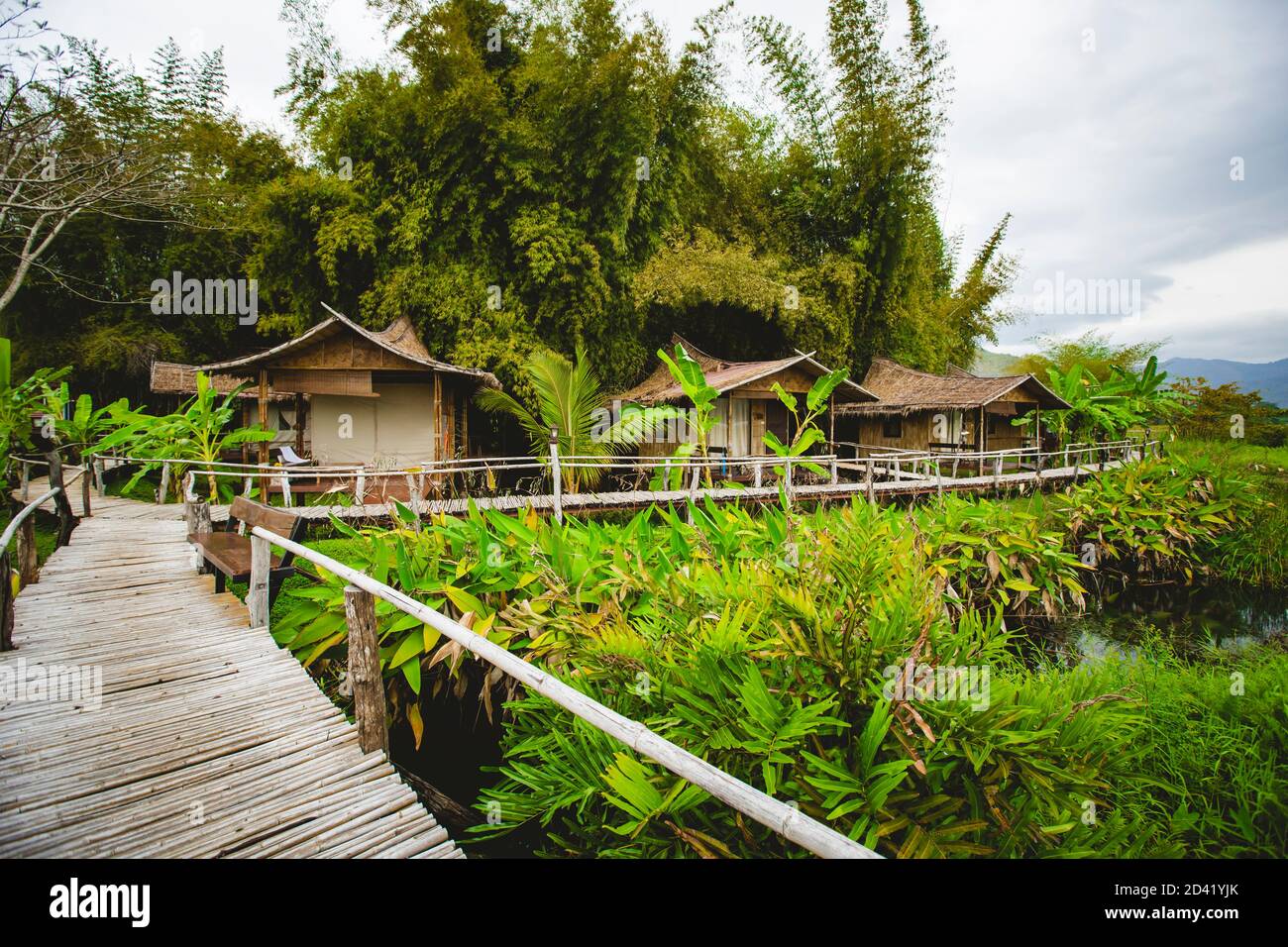 Bamboo resort hi-res stock photography and images - Alamy