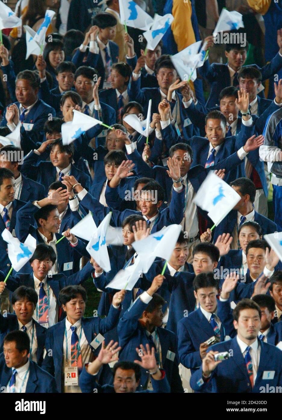 Korean unification flags hi-res stock photography and images - Alamy