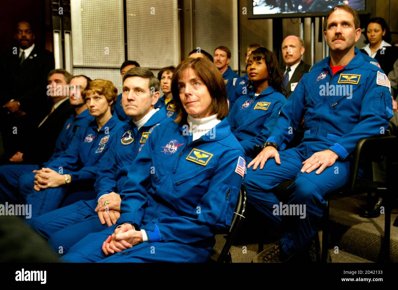 Nasa space shuttle challenger astronauts hi-res stock photography and ...