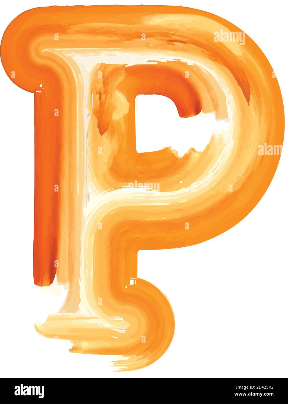 Paint letter p hi-res stock photography and images - Alamy