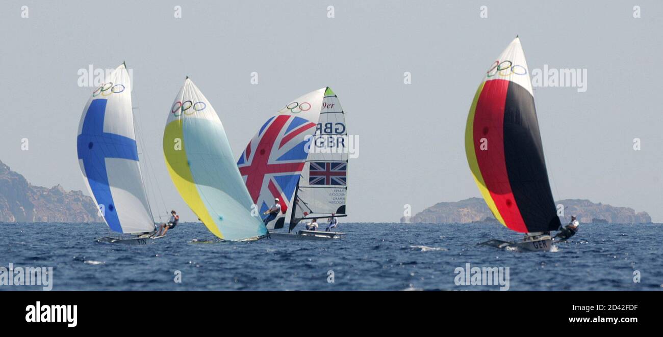 49er dinghy hi-res stock photography and images - Alamy