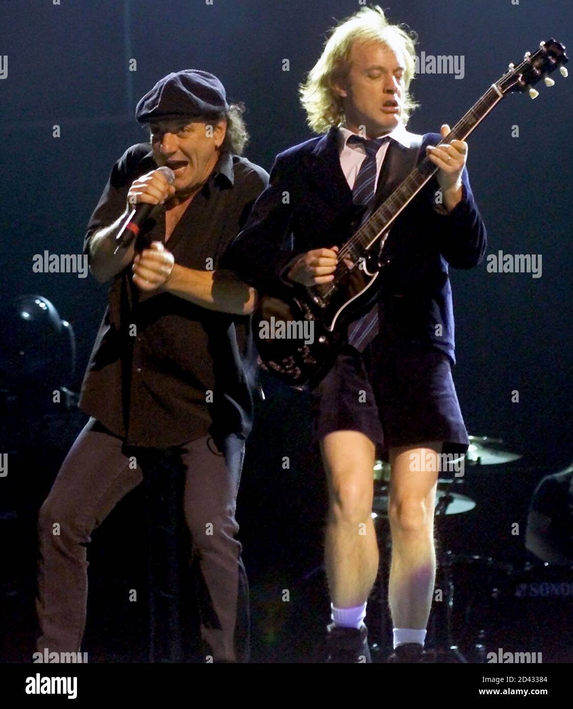 Brian Johnson Singer Angus Young High Resolution Stock Photography and ...