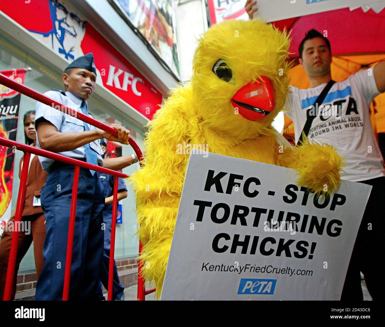 Peta kfc protest hi-res stock photography and images - Alamy