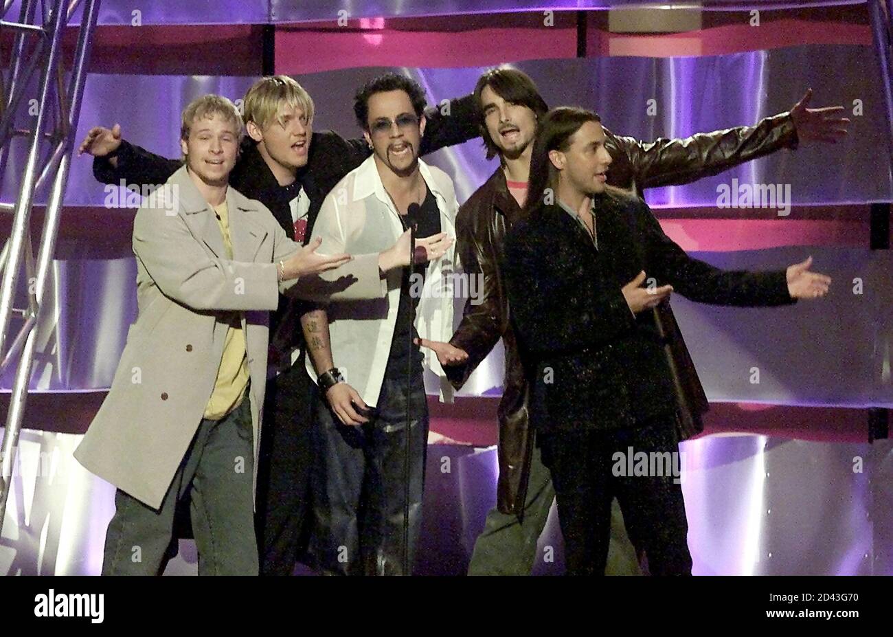 Howie dorough and kevin richardson of backstreet boys hi-res stock ...