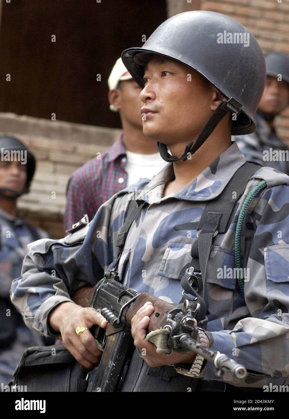 Nepali police officers hi-res stock photography and images - Alamy