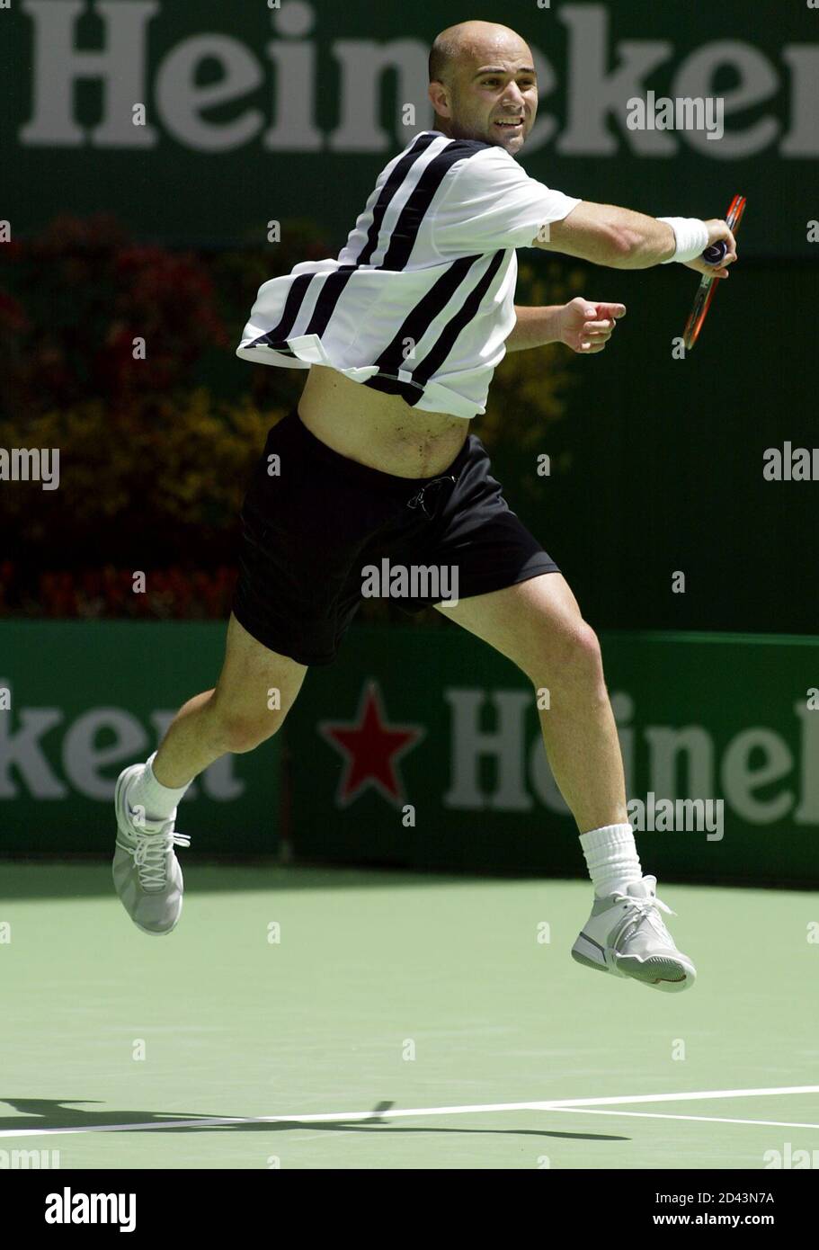 Sport tennis forehand andre agassi hi-res stock photography and images ...