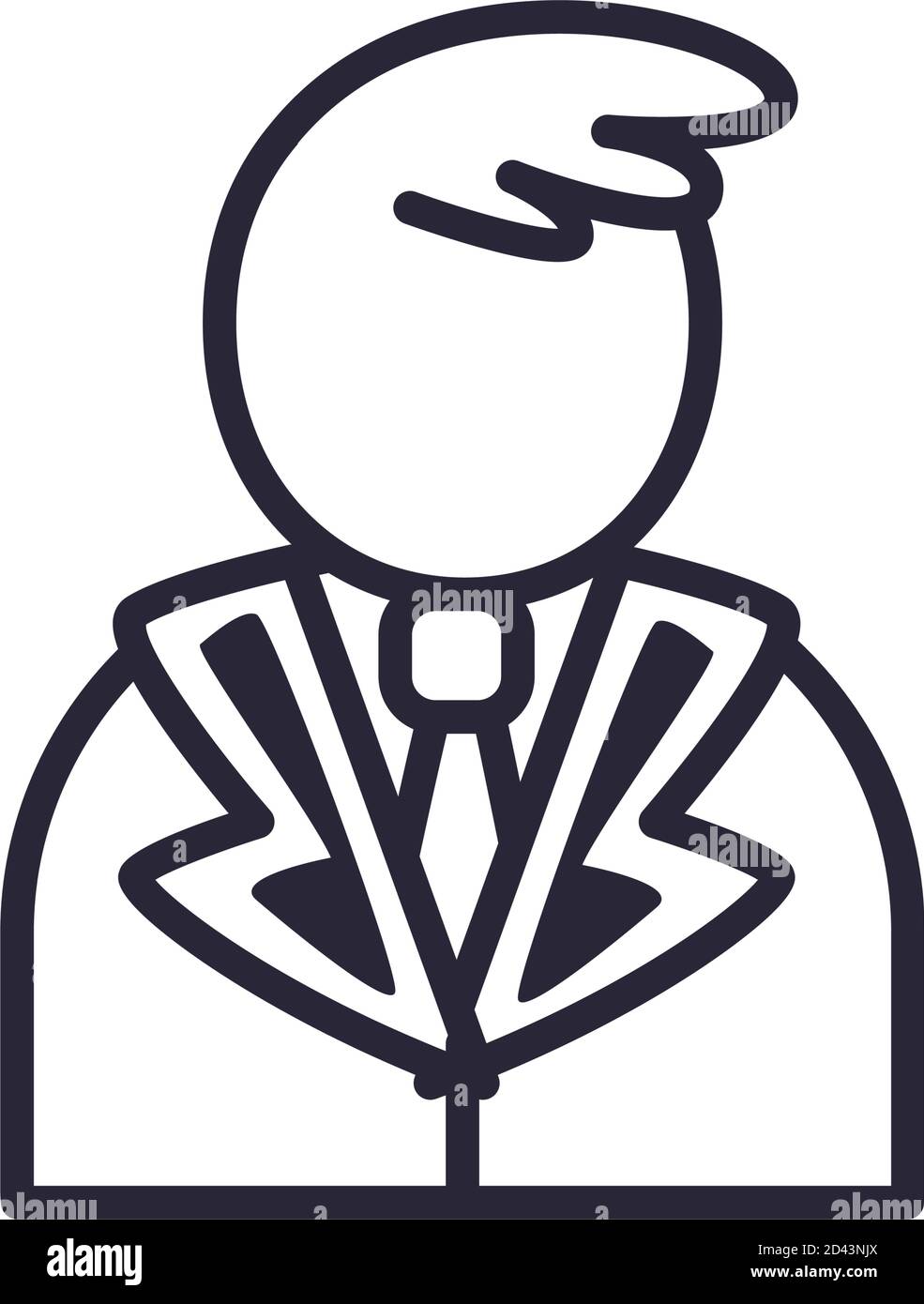 president line style icon design, election government and campaign ...
