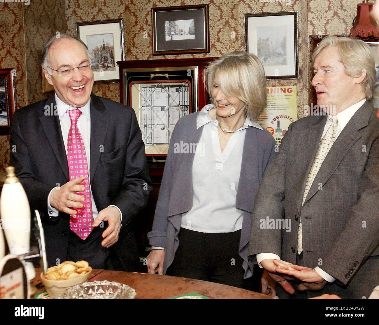 Michael howard with wife sandra hi-res stock photography and images - Alamy