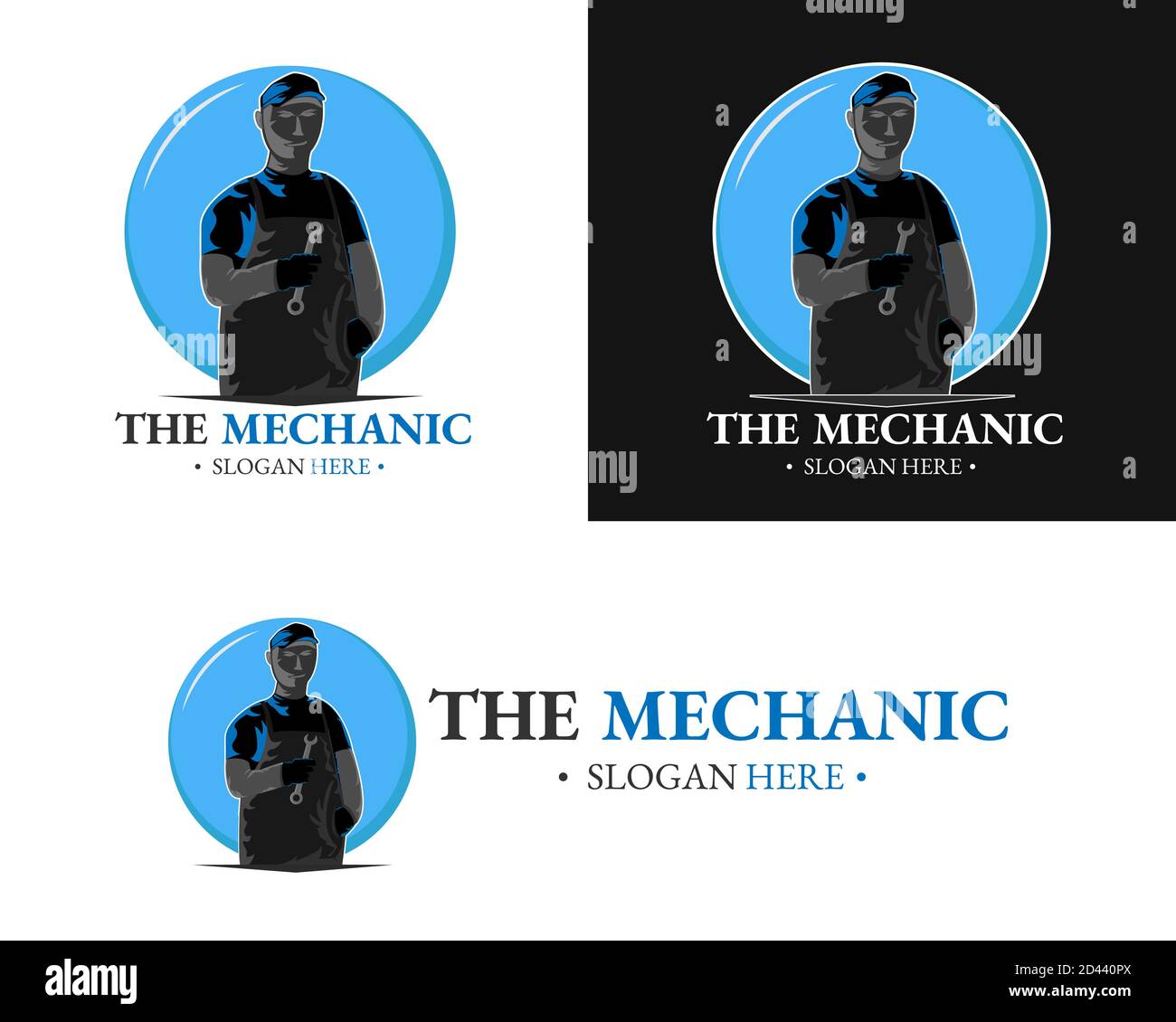 Mechanic logo hi-res stock photography and images - Alamy