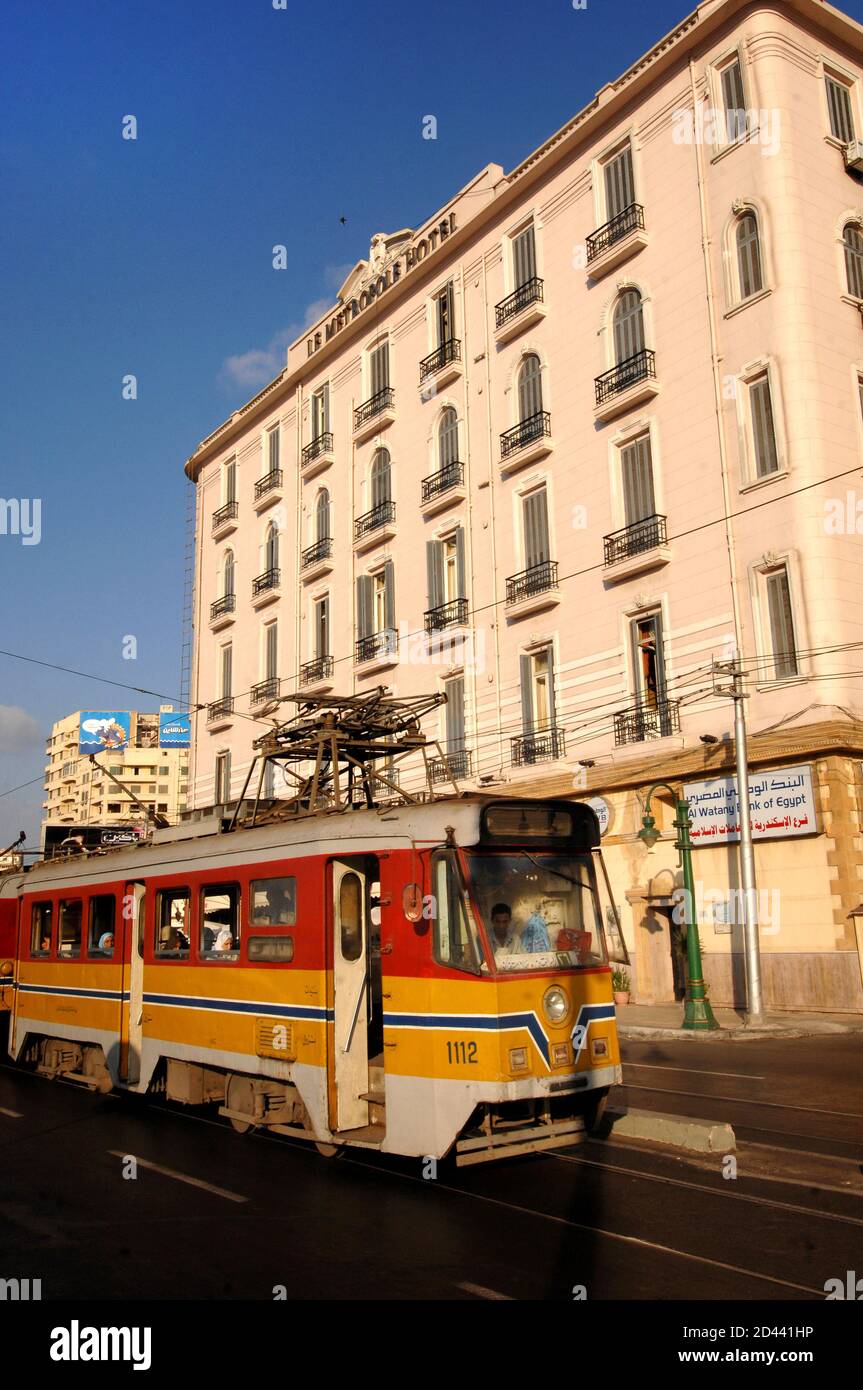 Alexandria tram egypt hi-res stock photography and images - Alamy