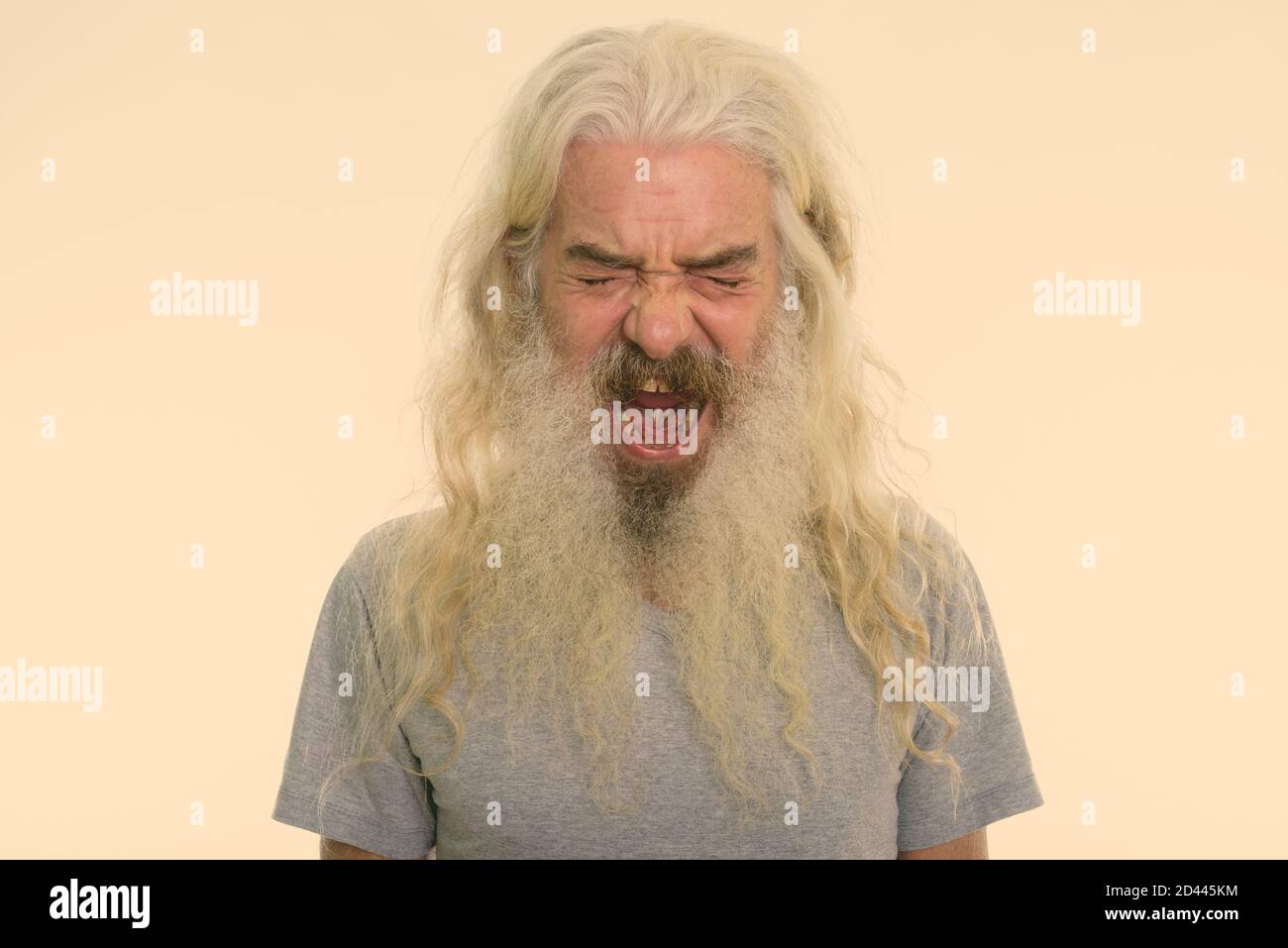Angry man, shouting, vintage hi-res stock photography and images - Alamy