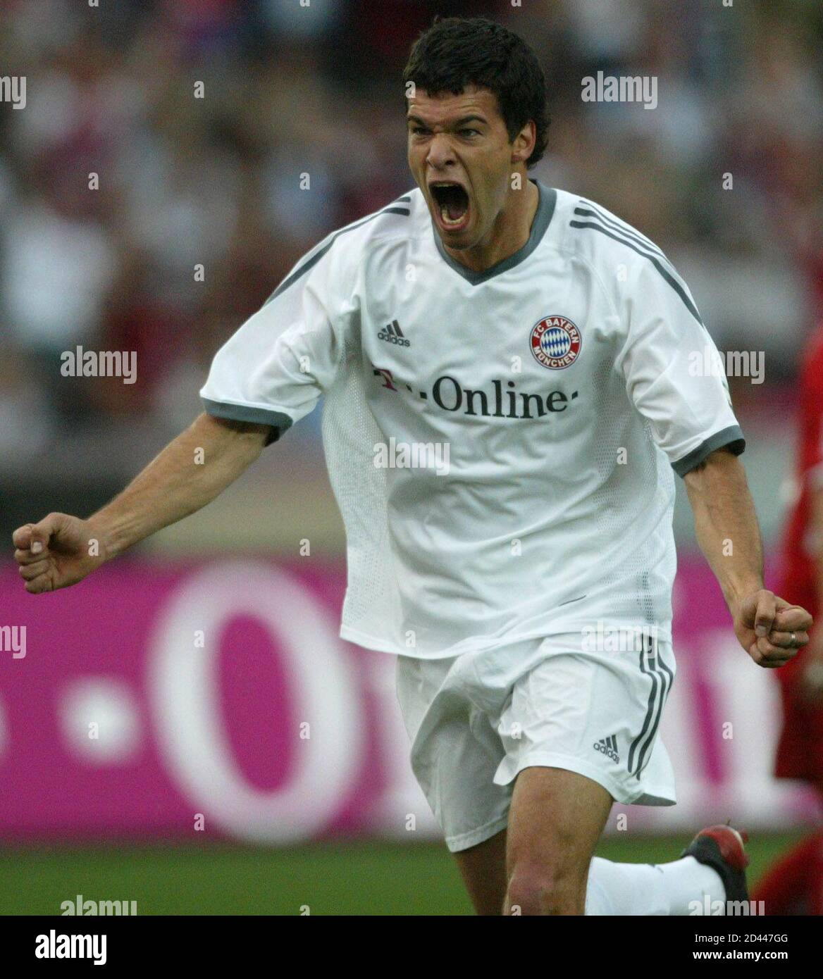 Michael Ballack German Soccer Champion High Resolution Stock ...