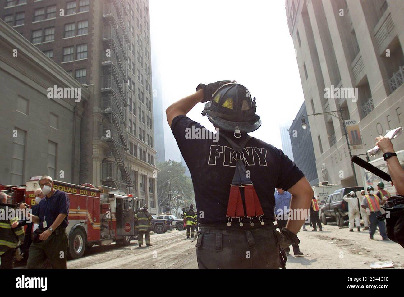 New york city firefighter looks hi-res stock photography and images - Alamy