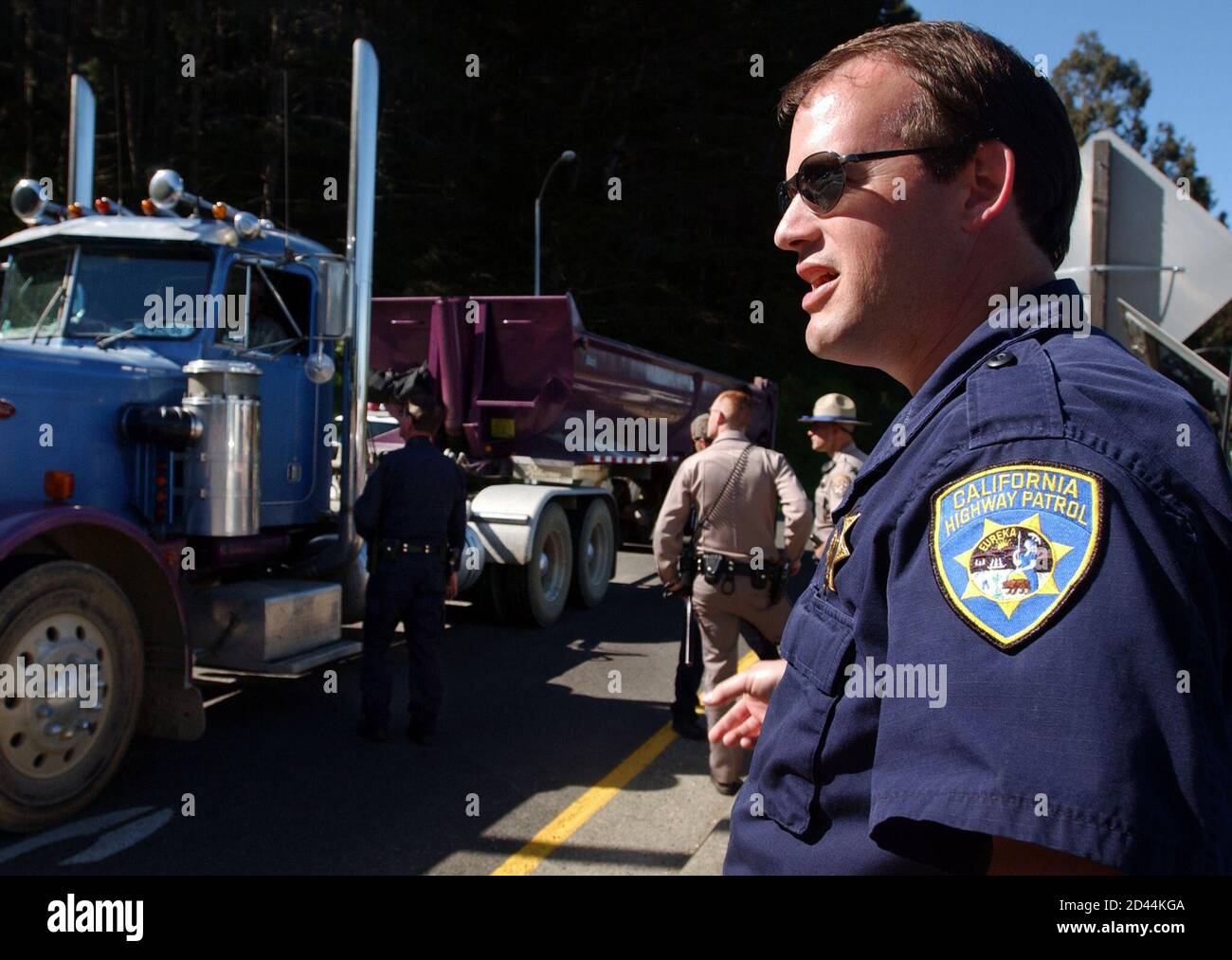 Golden gate bridge patrol officer hi-res stock photography and images ...