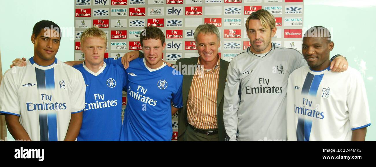 Chelsea signings 2003 hi-res stock photography and images - Alamy