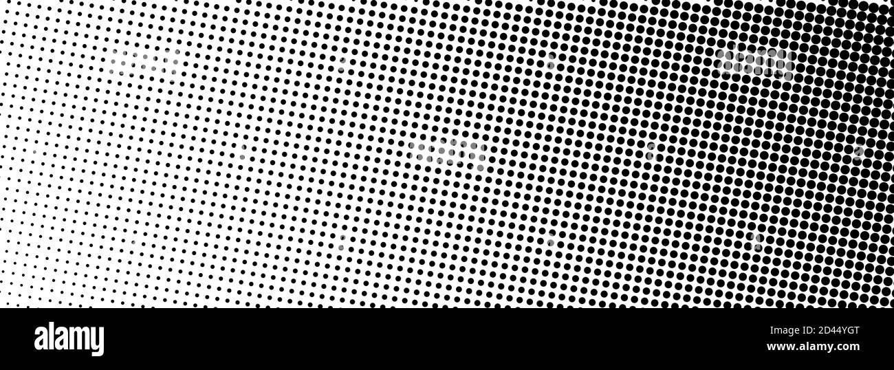 Circle halftone, screentone vector illustration. Dots, dotted, speckles ...