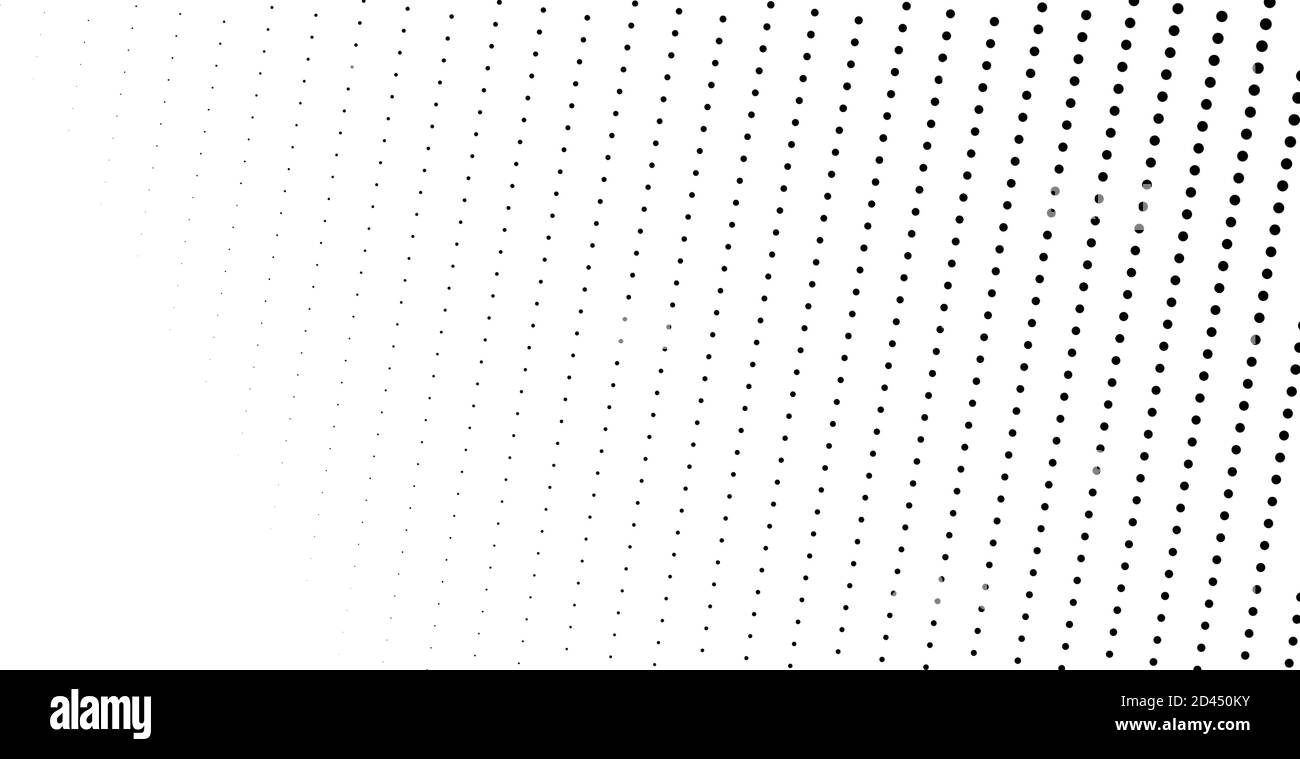 Circle halftone, screentone vector illustration. Dots, dotted, speckles ...