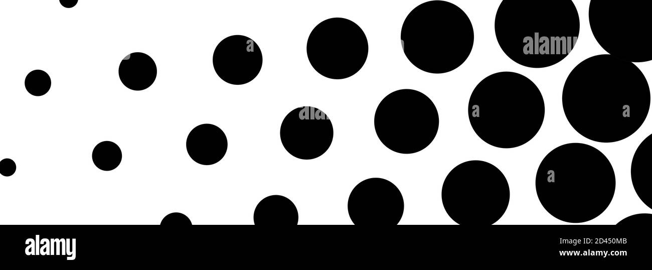 Circle halftone, screentone vector illustration. Dots, dotted, speckles ...