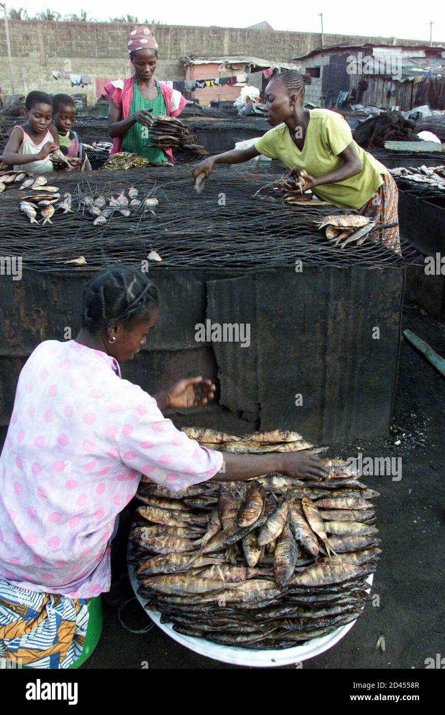 African food smoked fish in hi-res stock photography and images - Alamy