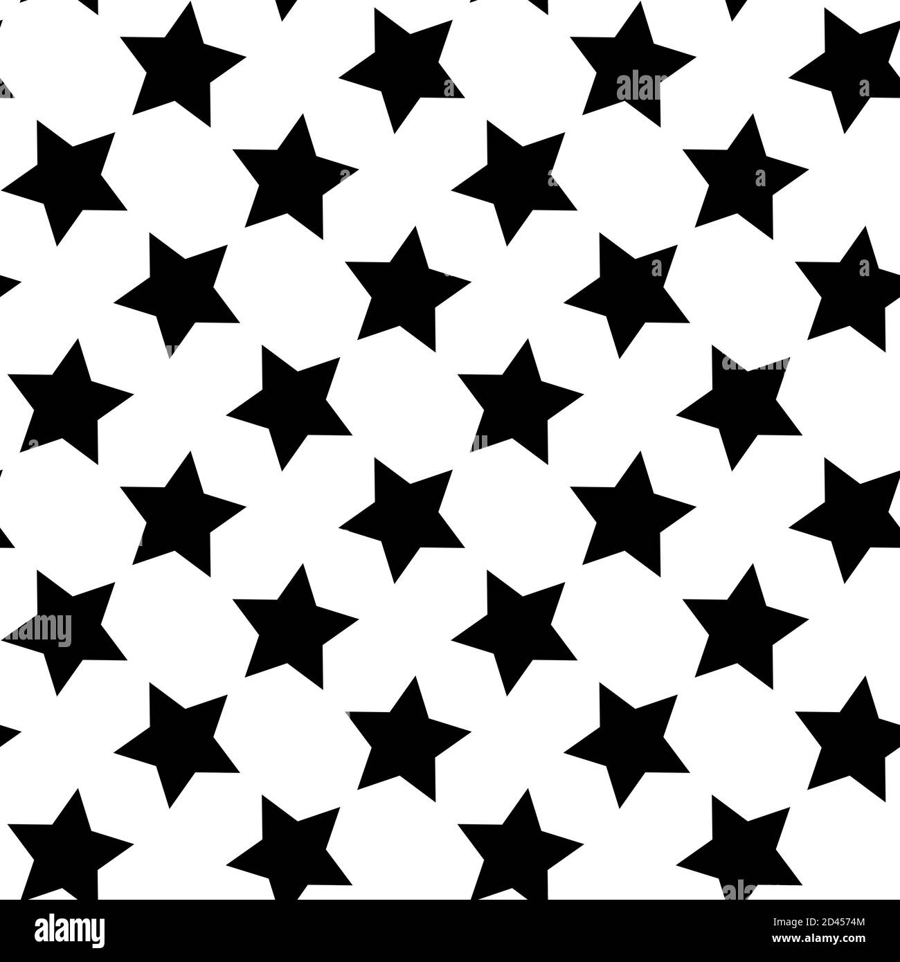 Starry repeatable, seamless star pattern, star background Stock Vector ...