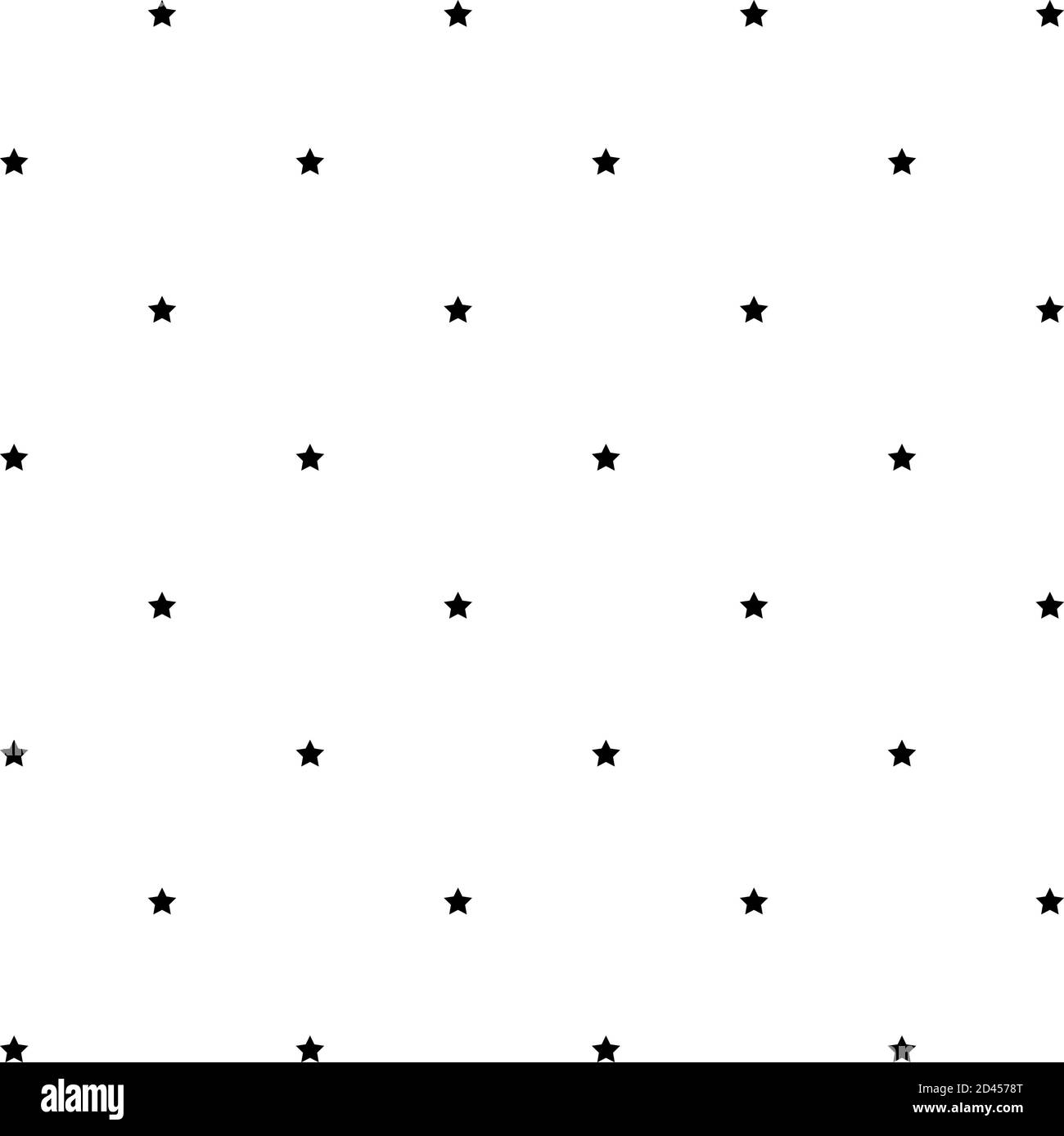 Starry repeatable, seamless star pattern, star background Stock Vector ...
