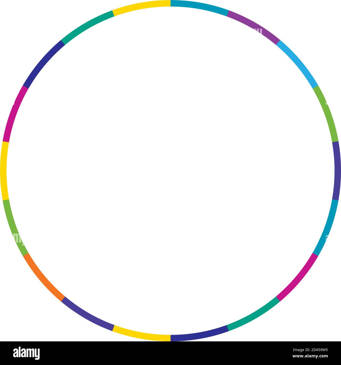 Segmented circle(s) from 2 to 20 parts. Circular pie-chart, pie-graph ...