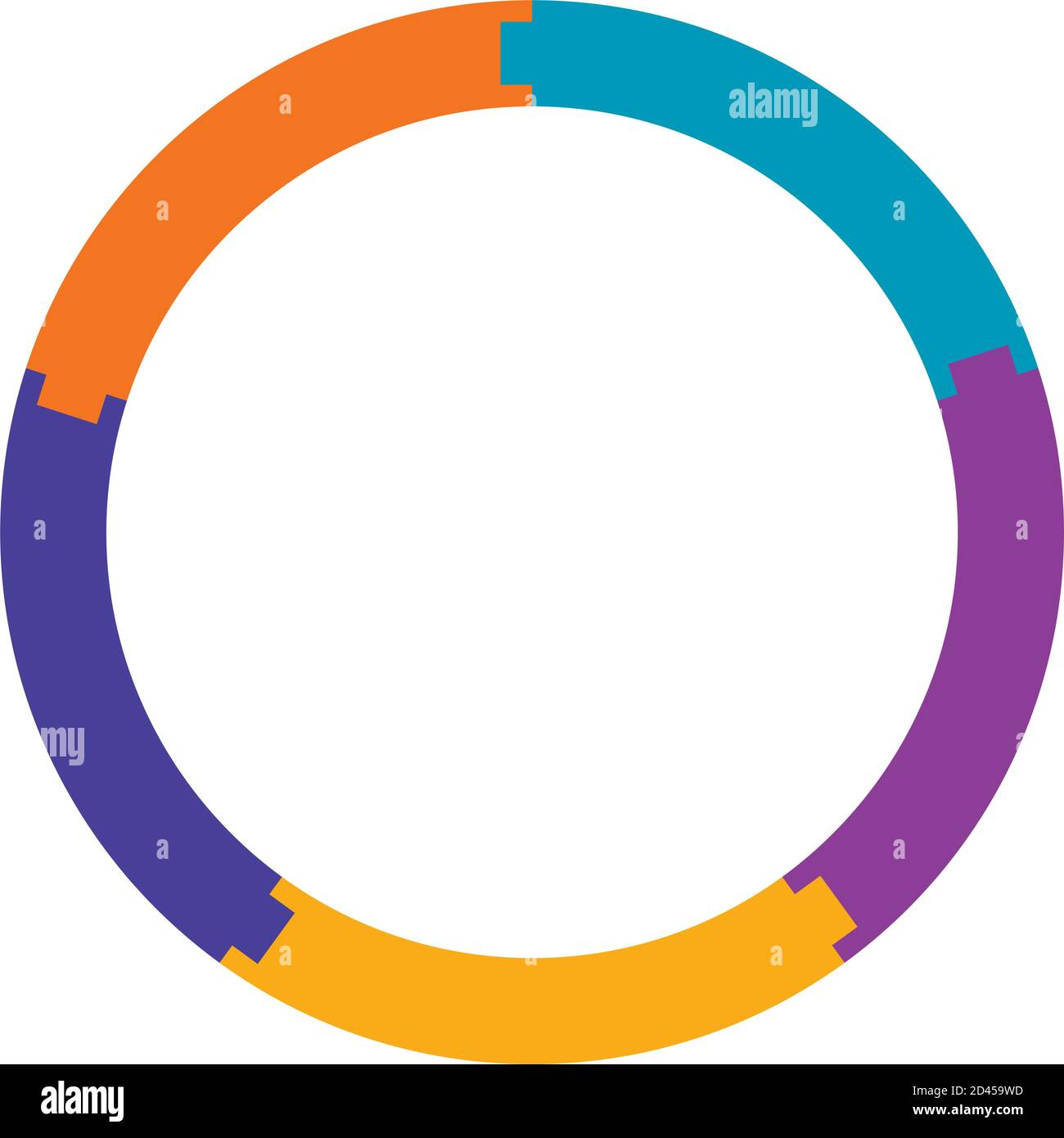 Segmented circle(s) from 2 to 20 parts. Circular pie-chart, pie-graph ...