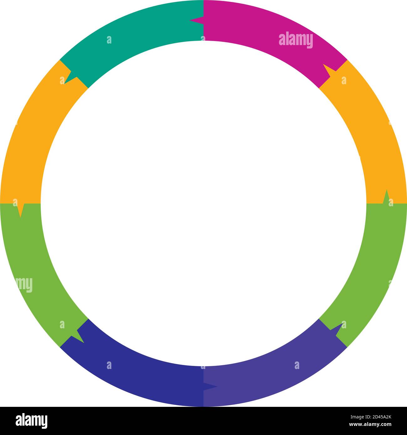 Segmented circle(s) from 2 to 20 parts. Circular pie-chart, pie-graph ...