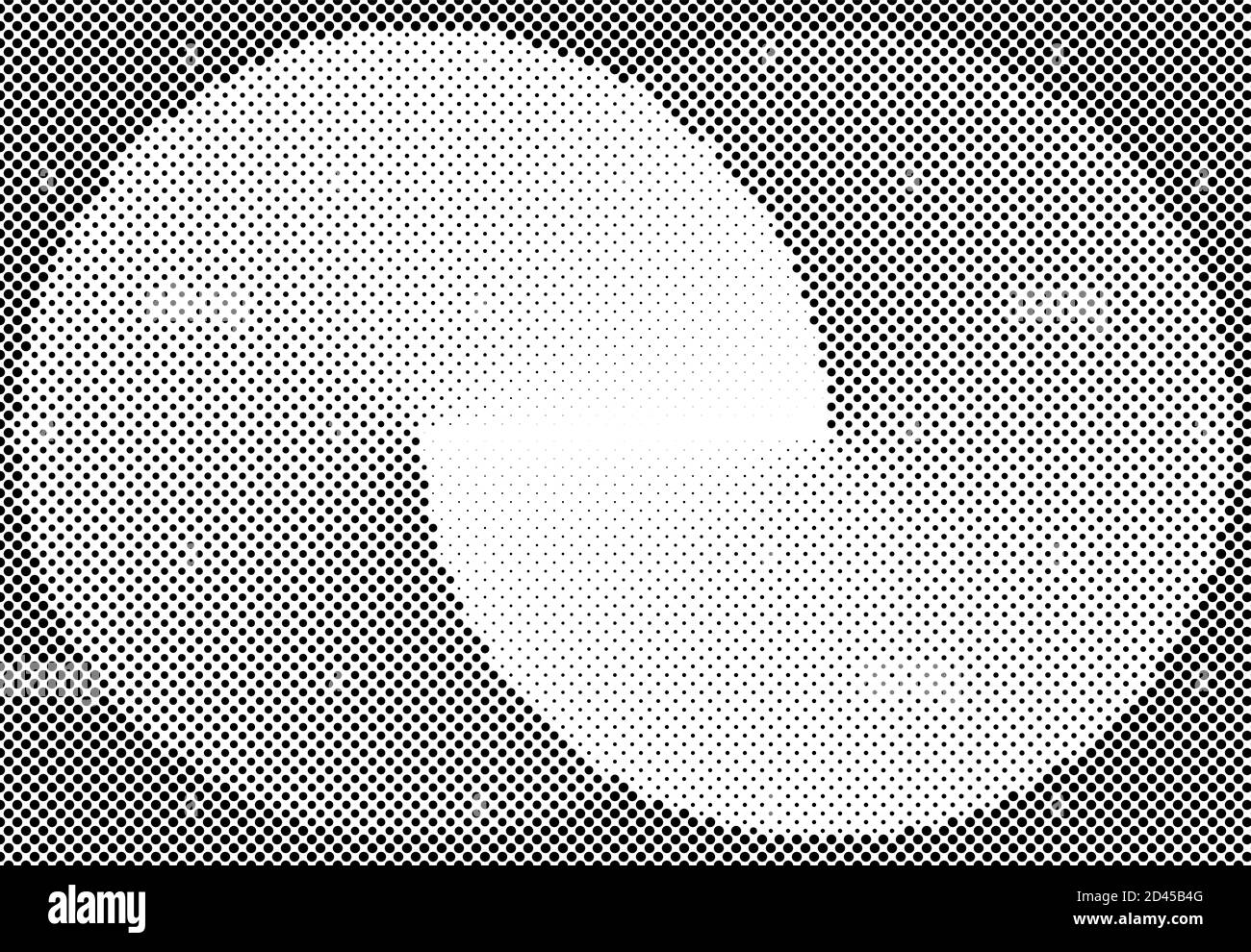 Interlocking, interlace halftone circles vector illustration. Infinity ...