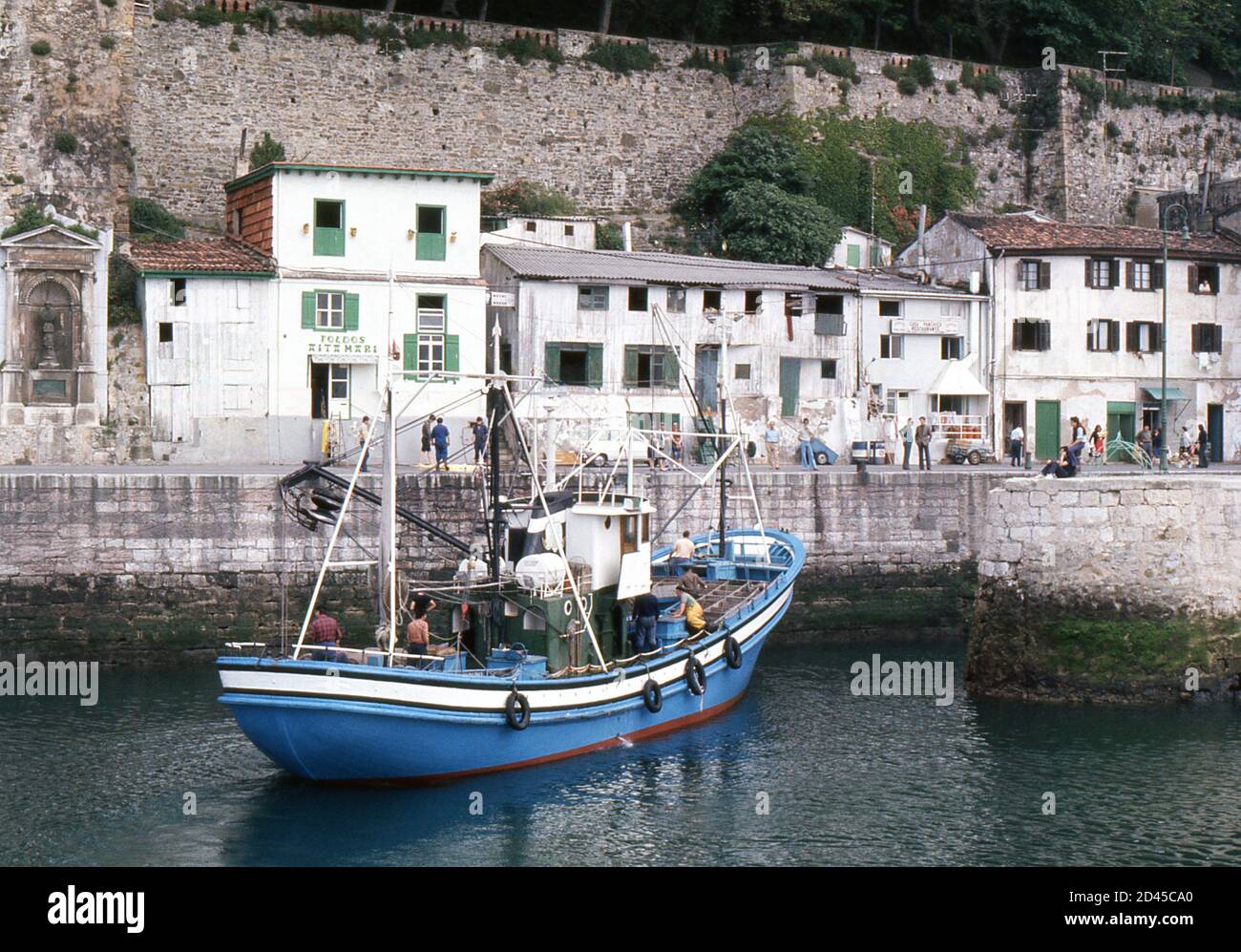 70's Fishing Boats Stock Photo - Alamy
