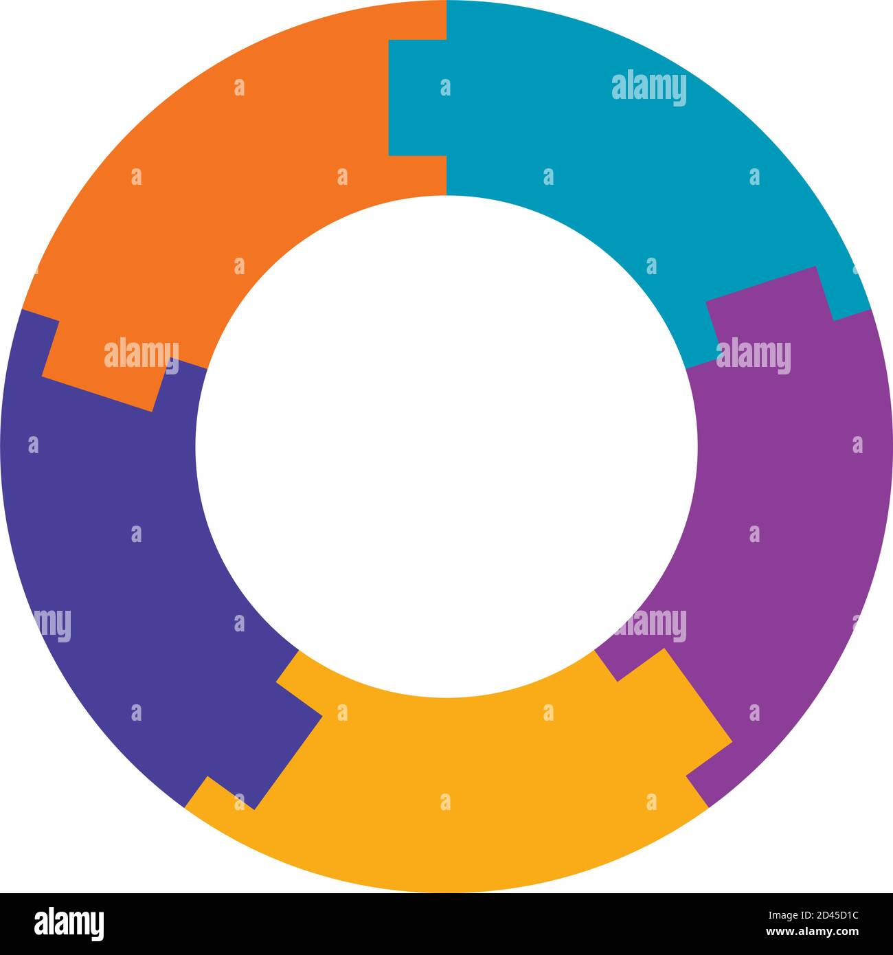 Segmented circle(s) from 2 to 20 parts. Circular pie-chart, pie-graph ...