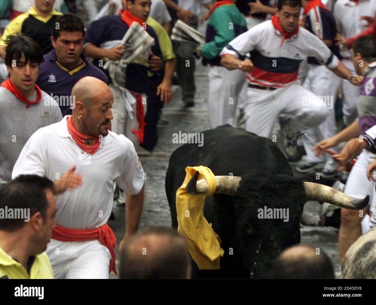 Running bull injuries hi-res stock photography and images - Alamy