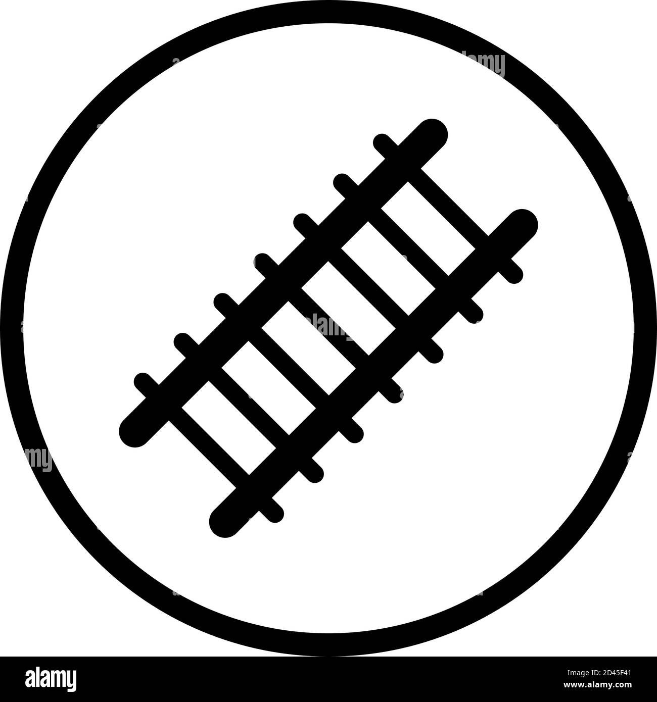 Ladder icon, ladder symbol, logo. Ladder vector illustration / Railway ...