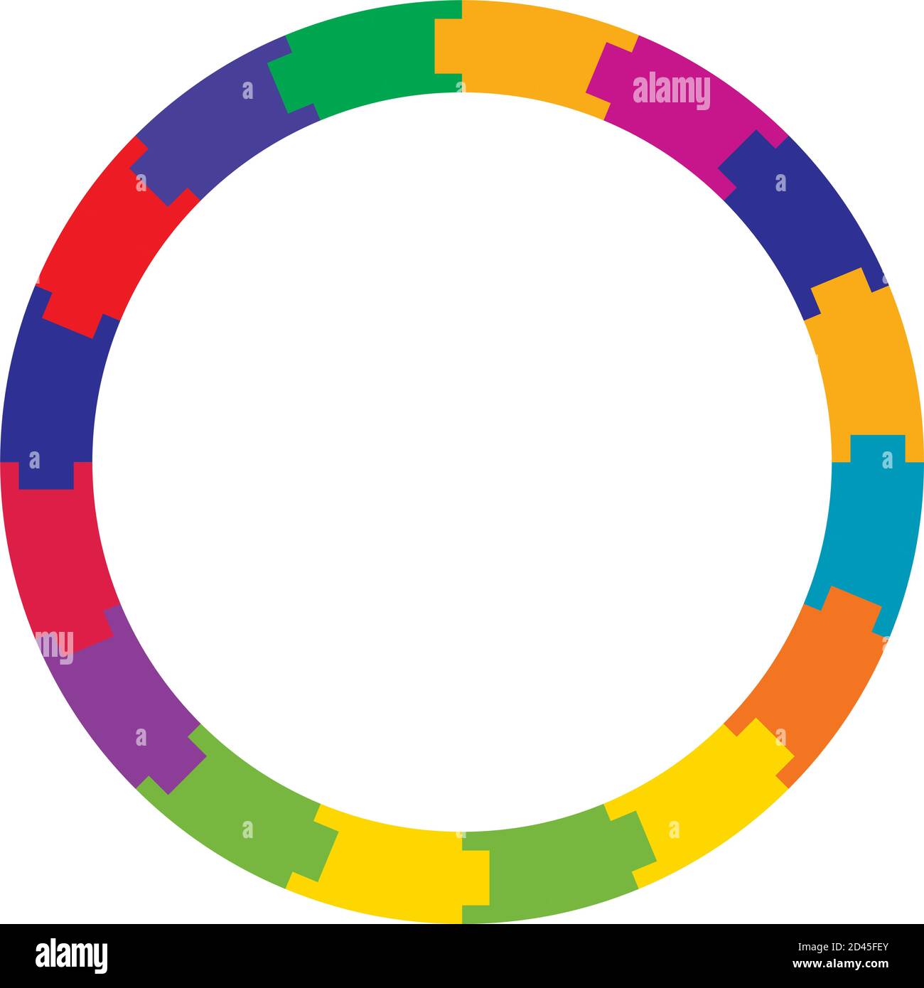 Segmented circle(s) from 2 to 20 parts. Circular pie-chart, pie-graph ...