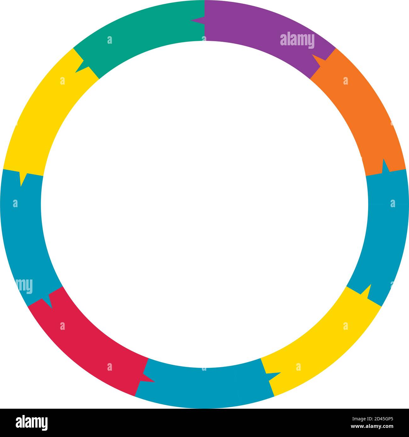 Segmented circle(s) from 2 to 20 parts. Circular pie-chart, pie-graph ...