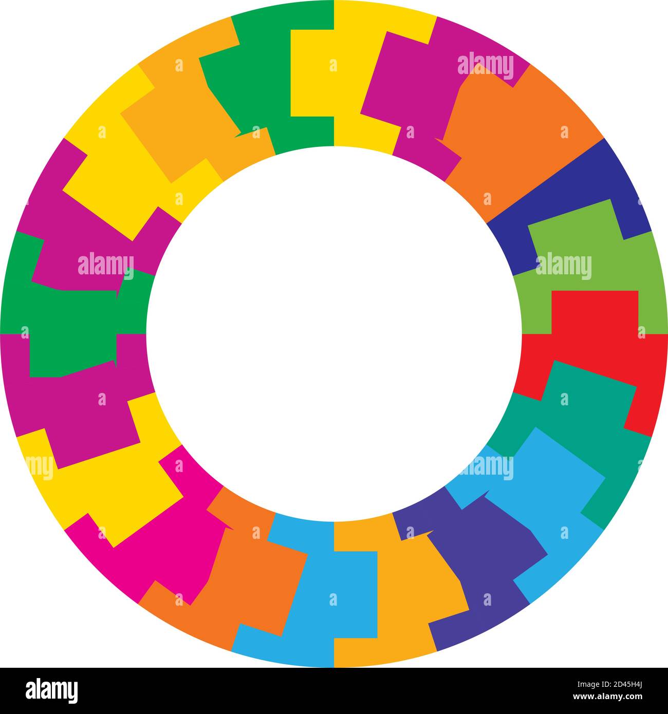 Segmented circle(s) from 2 to 20 parts. Circular pie-chart, pie-graph ...