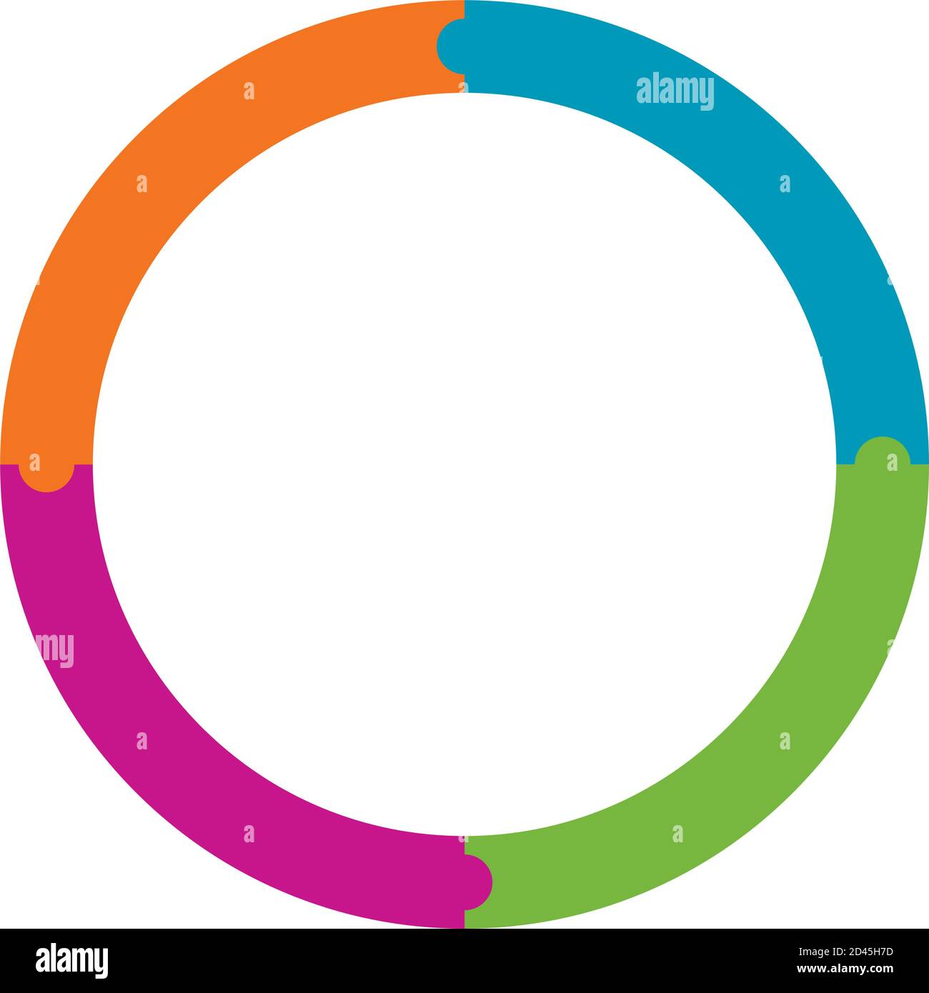 Segmented circle(s) from 2 to 20 parts. Circular pie-chart, pie-graph ...