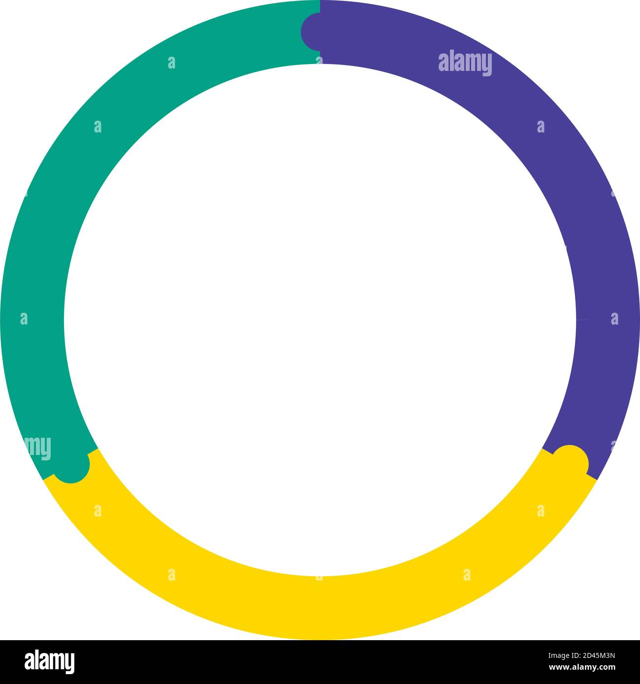 Segmented circle(s) from 2 to 20 parts. Circular pie-chart, pie-graph ...
