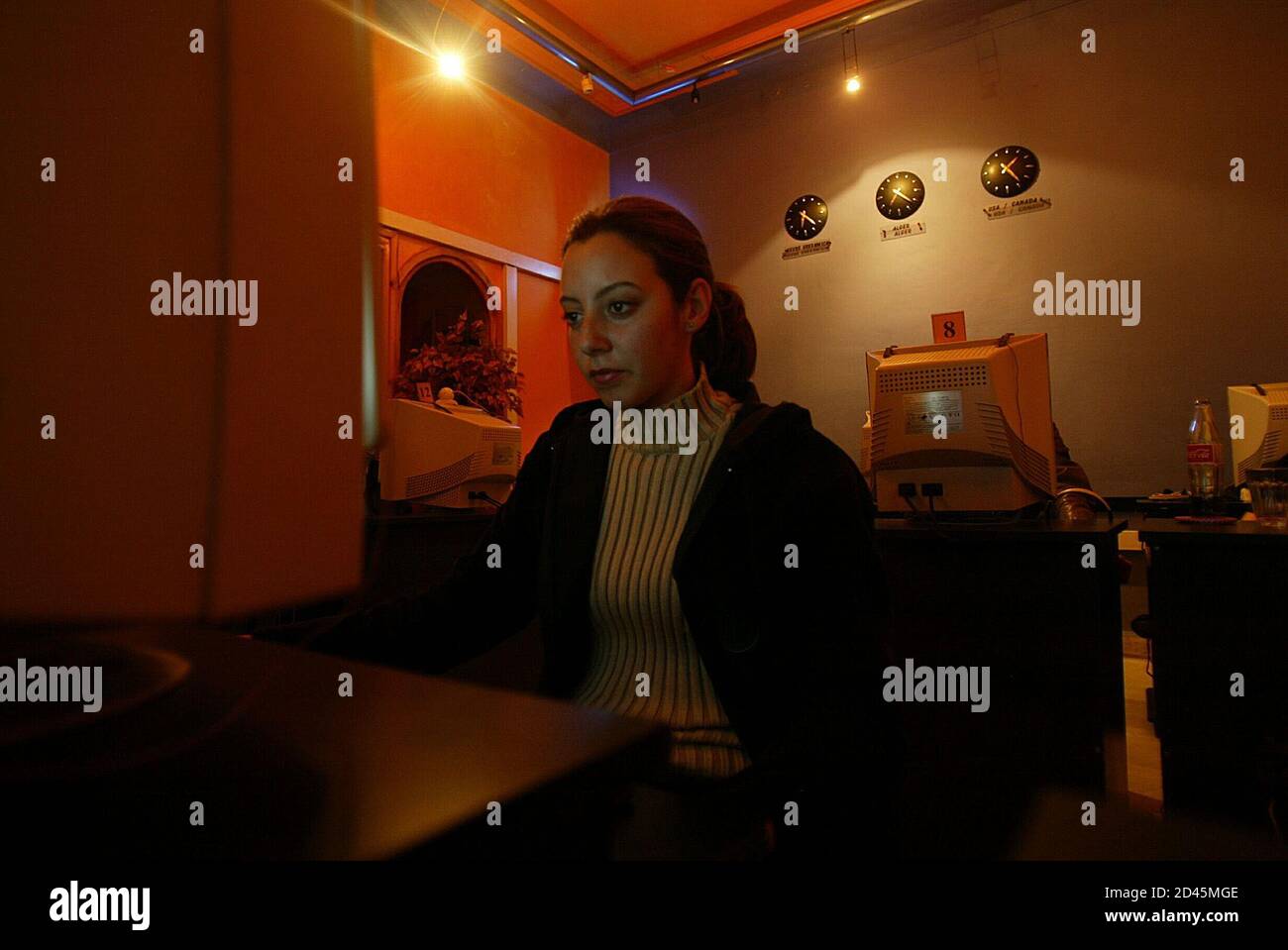 Internet cafe africa young hi-res stock photography and images - Alamy