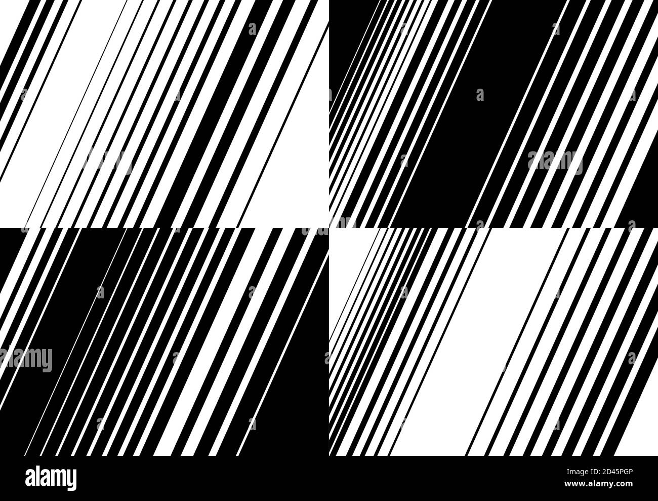 Grid and mesh of random black and white, grayscale lines, stripes ...